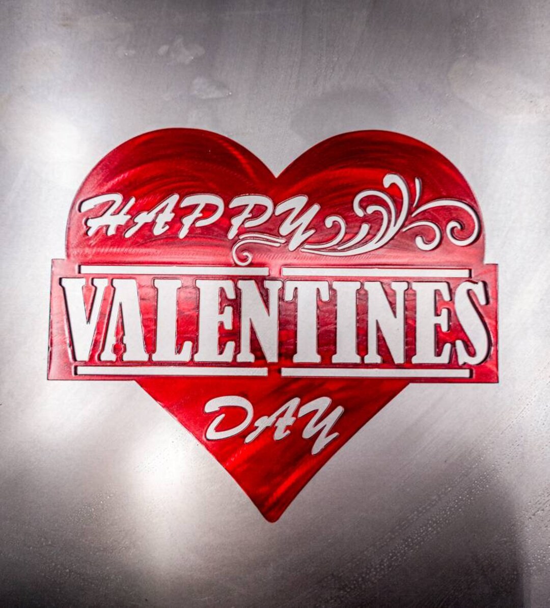 Happy Valentines Day Heart Dxf/svg - Brightnite Metalworx Digital ...