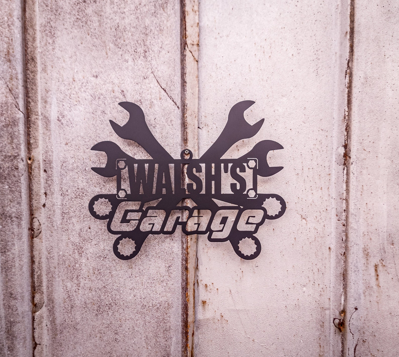 Garage Monogram - Dxf/svg - Brightnite Metalworx Digital Download ...