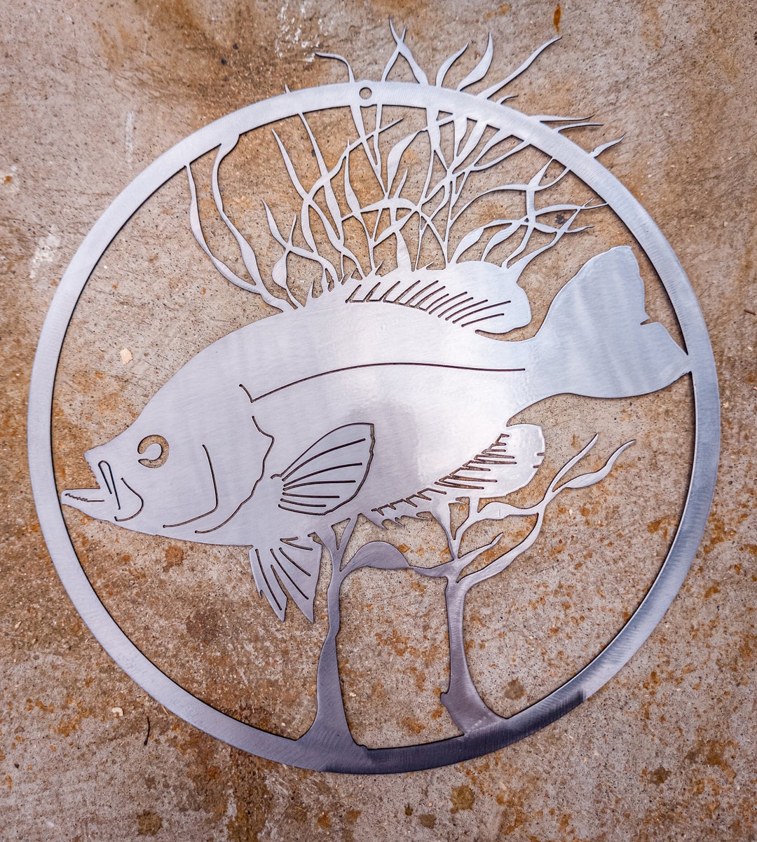 Black Crappie Fish Dxf/svg - Brightnite Metalworx Digital Download ...