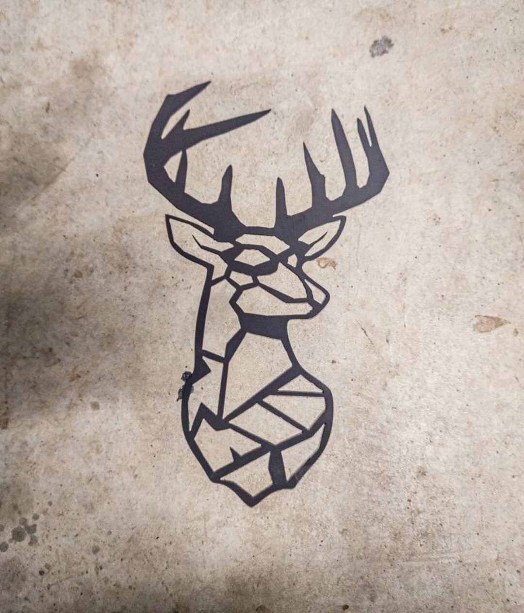 Deer Buck Abstract Silhouette Dxf/svg - Brightnite Metalworx Digital ...