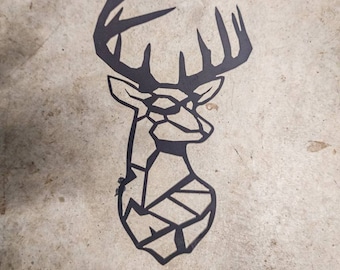 Deer Skull Antlers Dxf/svg Brightnite Metalworx Digital Download Laser ...