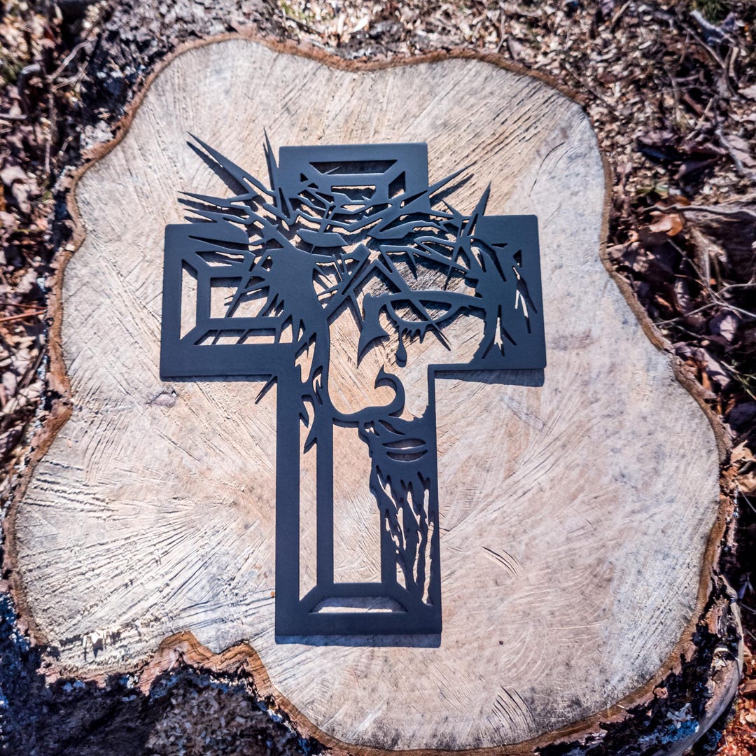 Jesus Cross Dxf/svg - Brightnite Metalworx Digital Download - Laser CNC ...