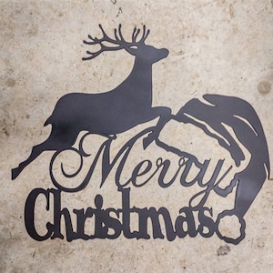 Merry Christmas Decor Dxf/svg - Brightnite Metalworx Digital Download - Laser CNC Plasma ...