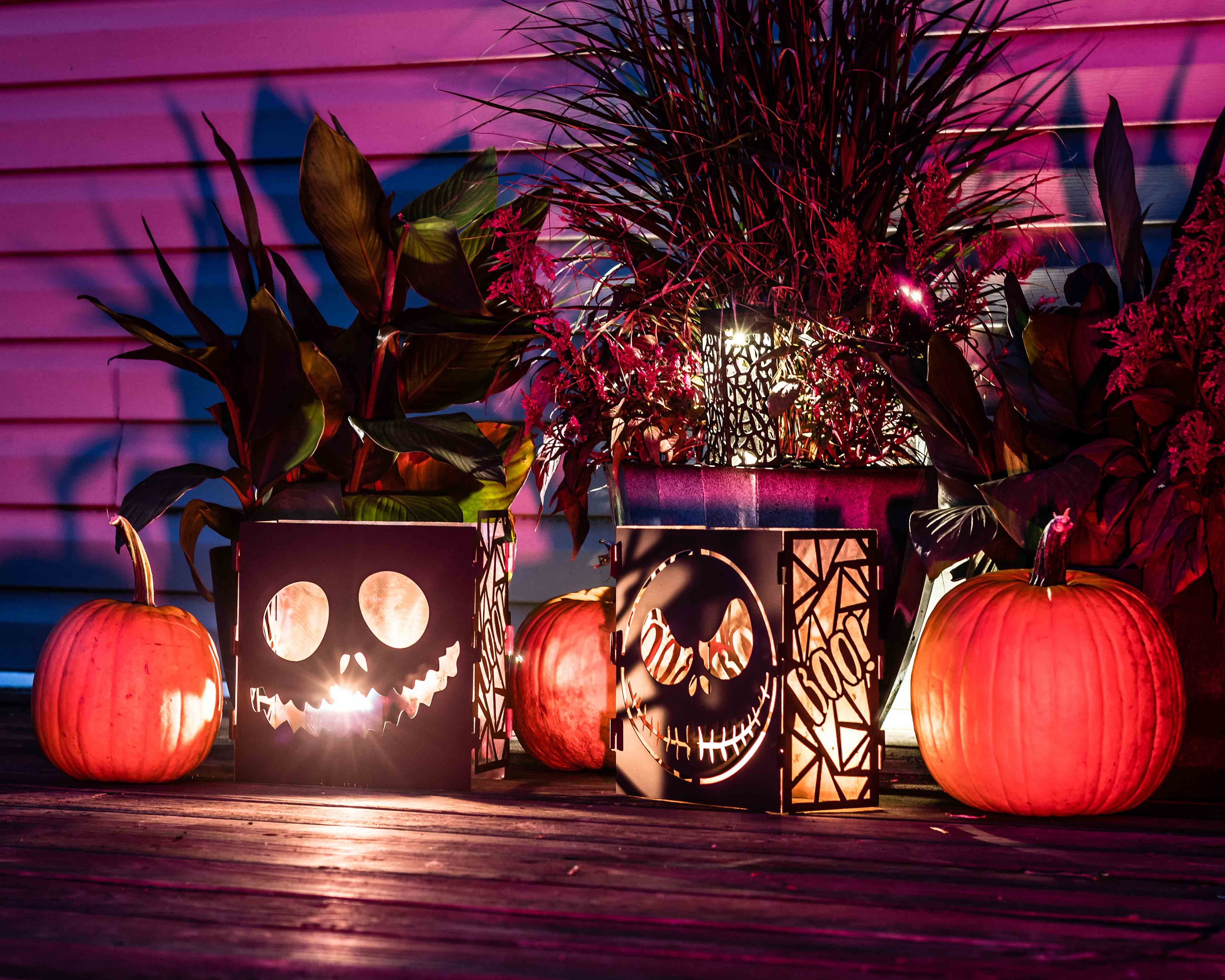 Jack-o'-lantern - Metal Boo Box! Dxf/svg - Brightnite Metalworx Digital ...