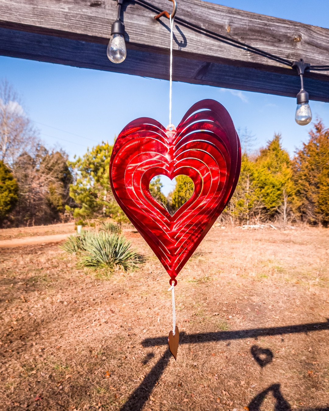 Heart Wind Spinner Dxf/svg - Brightnite Metalworx Digital Download ...