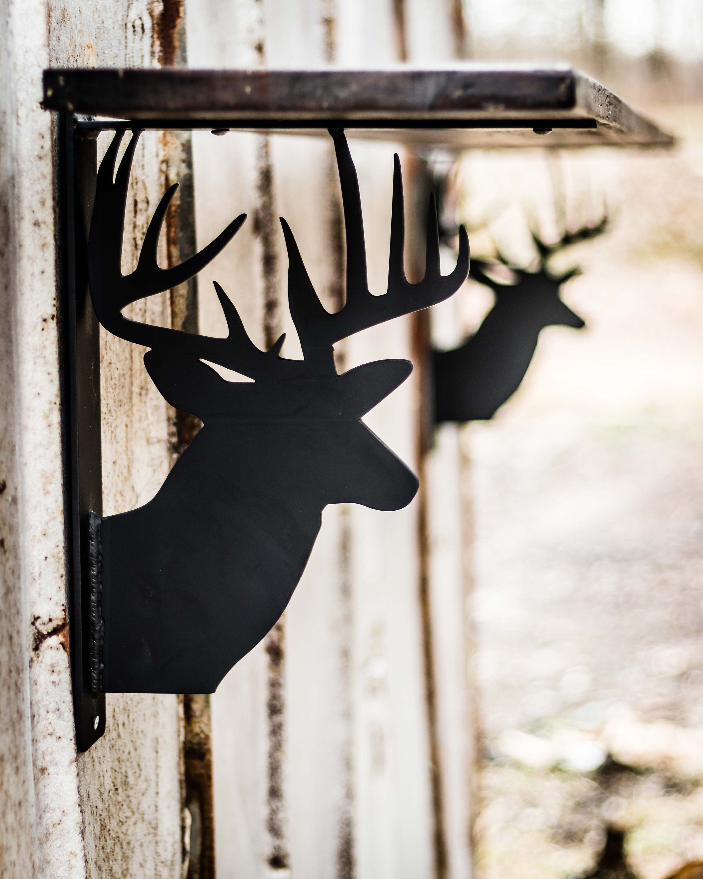 Deer Shelf Wall Brackets Dxf/svg - Brightnite Metalworx Digital ...