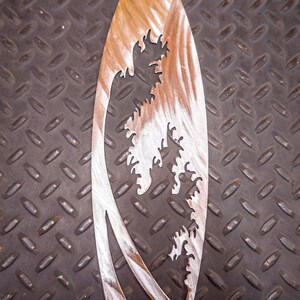 Wave Surfboard Dxf/svg Brightnite Metalworx Digital Download Laser CNC ...