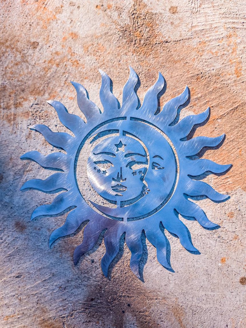 Sun and Moon Lovers BOHO Dxf/svg - Brightnite Metalworx Digital ...