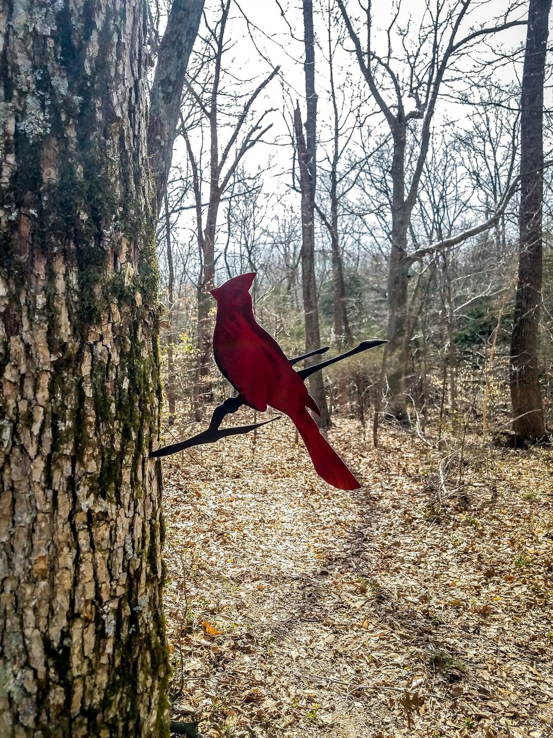 Cardinal Tree Stake - Dxf/svg - Brightnite Metalworx Digital Download ...