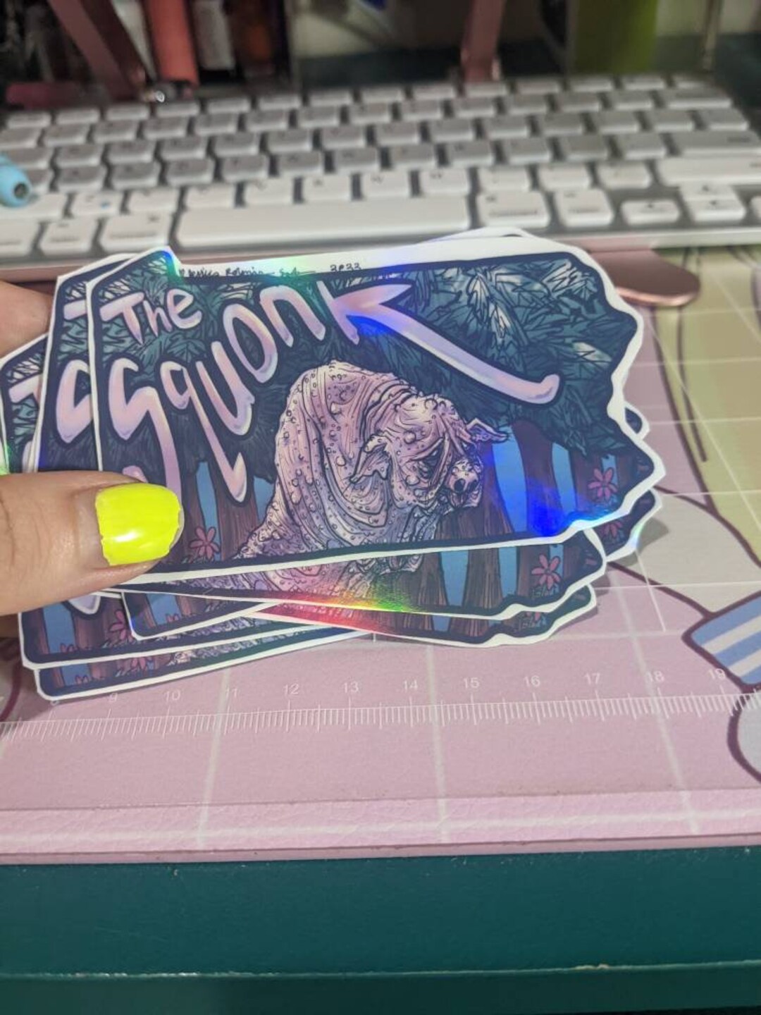 Holographic Squonk Sticker, Pennsylvania State Squonk Country, PA, the ...