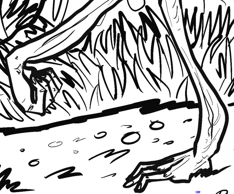 Not Deer, Cryptid, Creepy Cryptids, the Not-deer, Adult Coloring Page ...