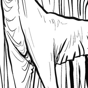 Not Deer, Cryptid, Creepy Cryptids, the Not-deer, Adult Coloring Page ...