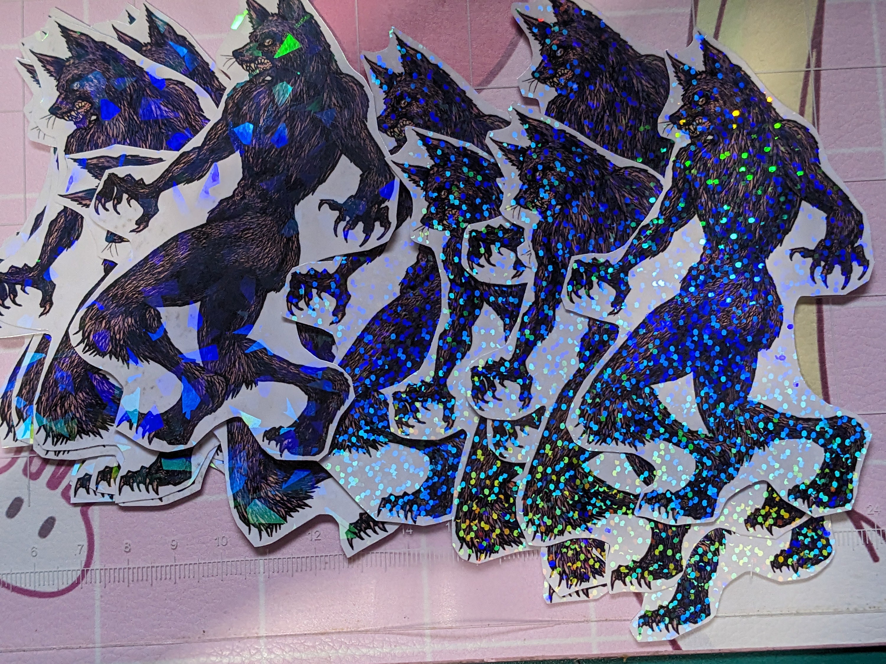 Holographic Beast of Bray Road Aka the Wisconsin Werewolf Sticker ...