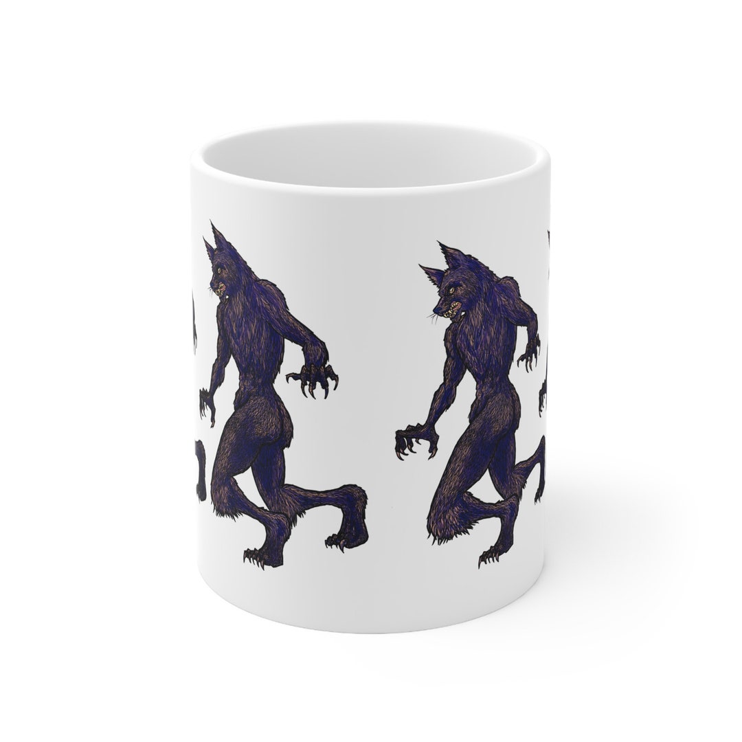 Beast of Bray Road Werewolf Dogman Cryptid Ceramic Mug 11oz - Etsy