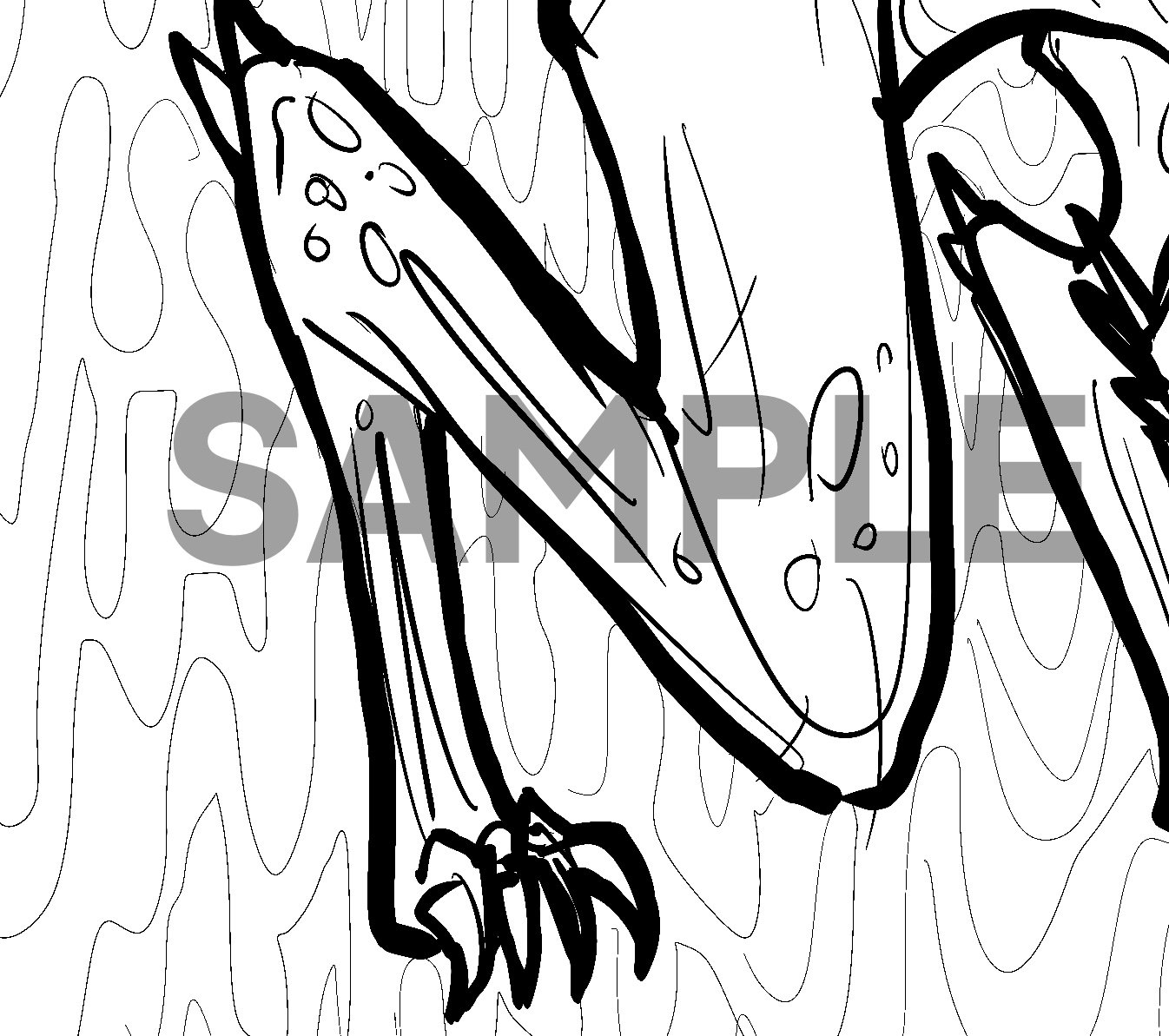 El Chupacabra, Cryptid Coloring Page, Adult, Urban Legend, Legendary ...