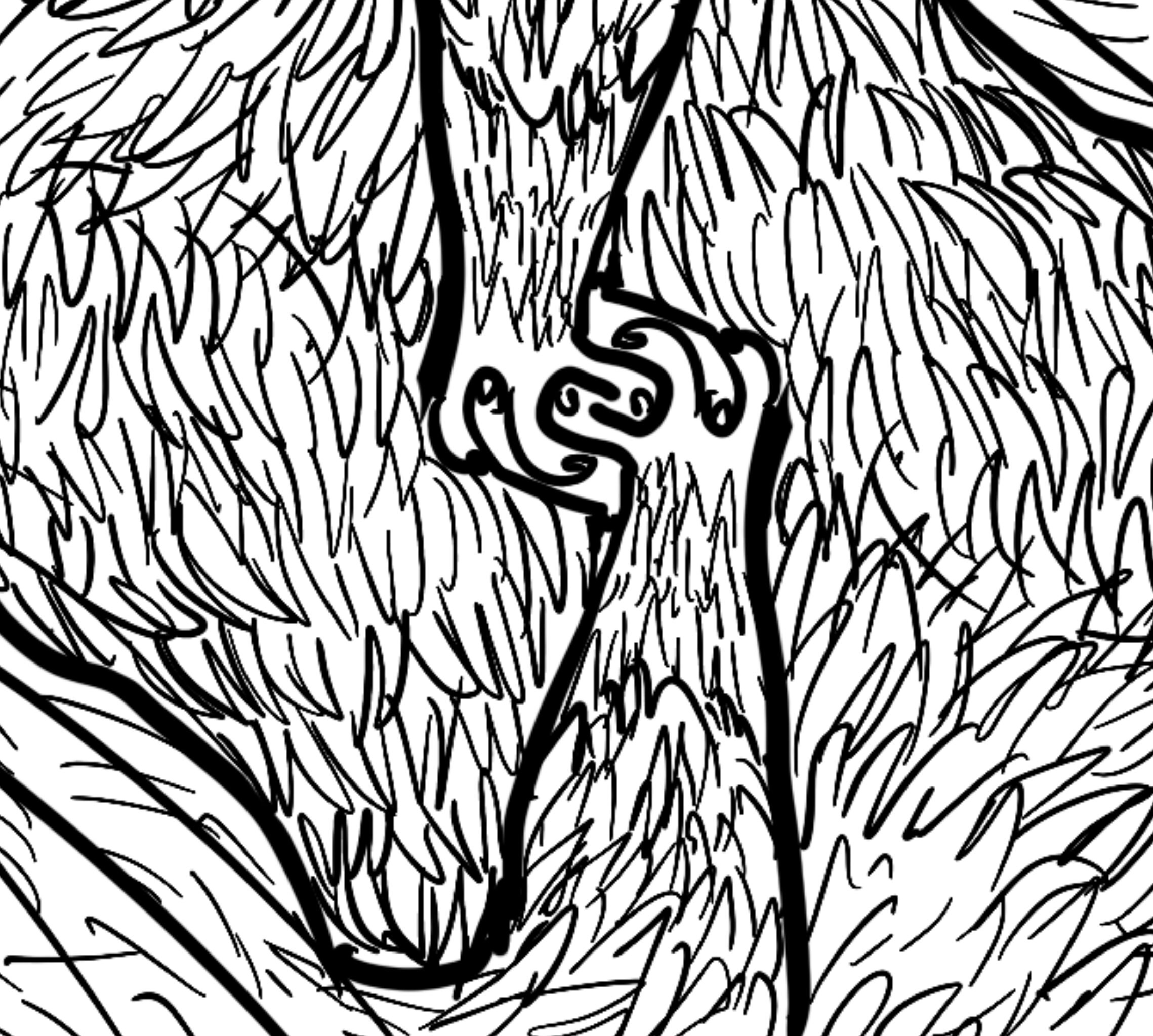 Rat Yin Yang Coloring Page, Cute, Fun, Animal Coloring Page, Pet Rats ...
