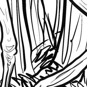 Not Deer, Cryptid, Creepy Cryptids, the Not-deer, Adult Coloring Page ...