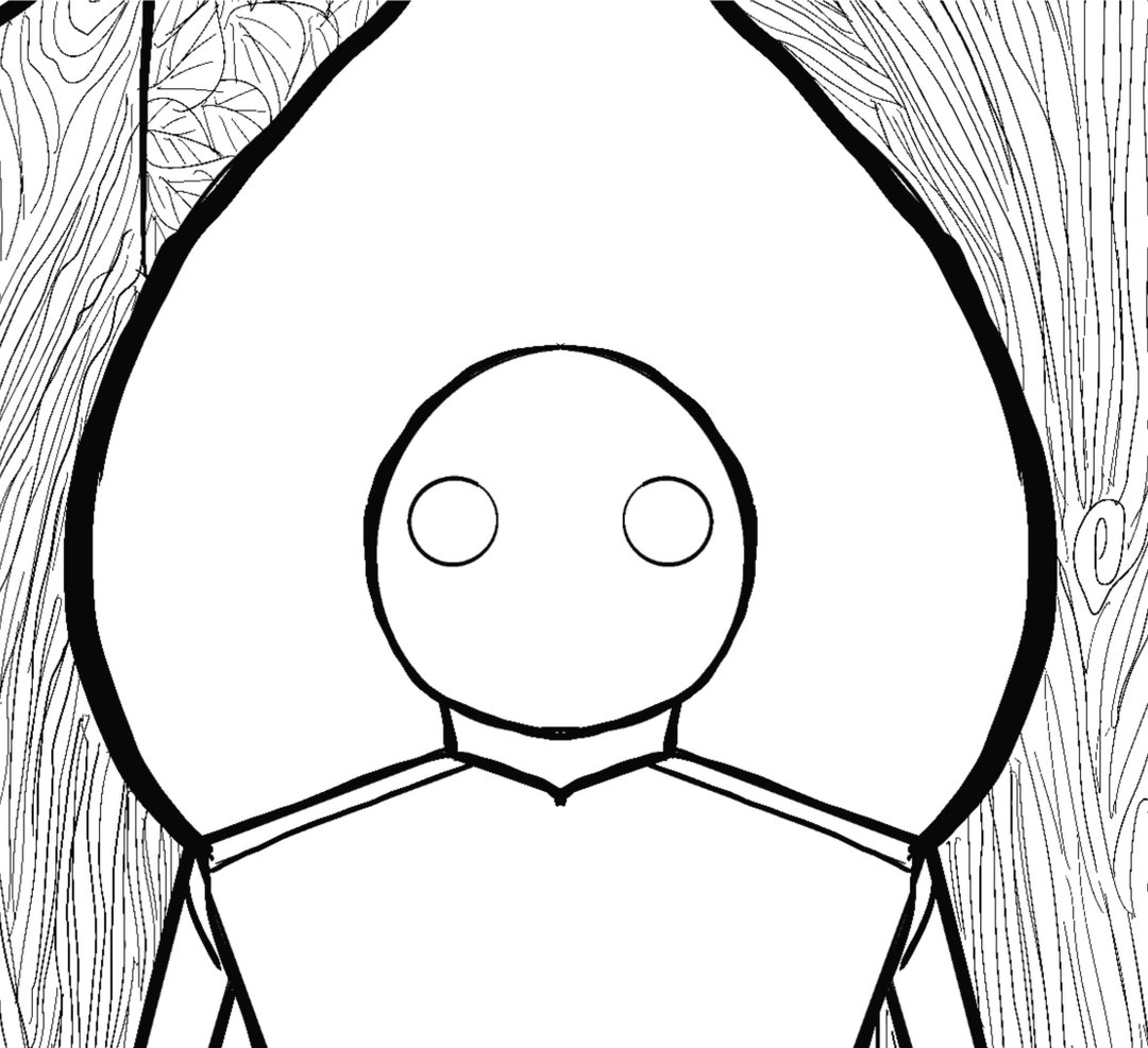 Flatwoods Monster, Cryptid Coloring Page, Alien,regional Monsters ...