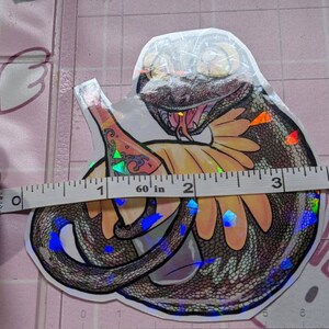 Holographic Tsuchinoko, Tsuchinocco, Tsuchinokoreal Sticker, Cryptid ...