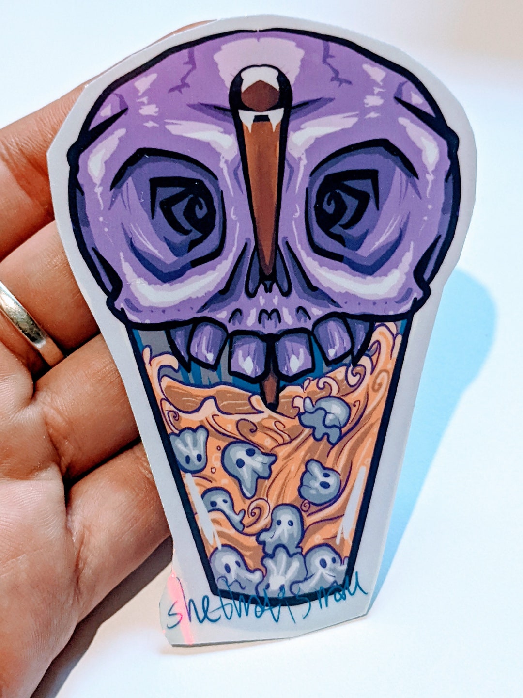 Booba, Spooky Boba, Kawaii, Kowaii, Ghost, Halloween, Horror, Goth ...