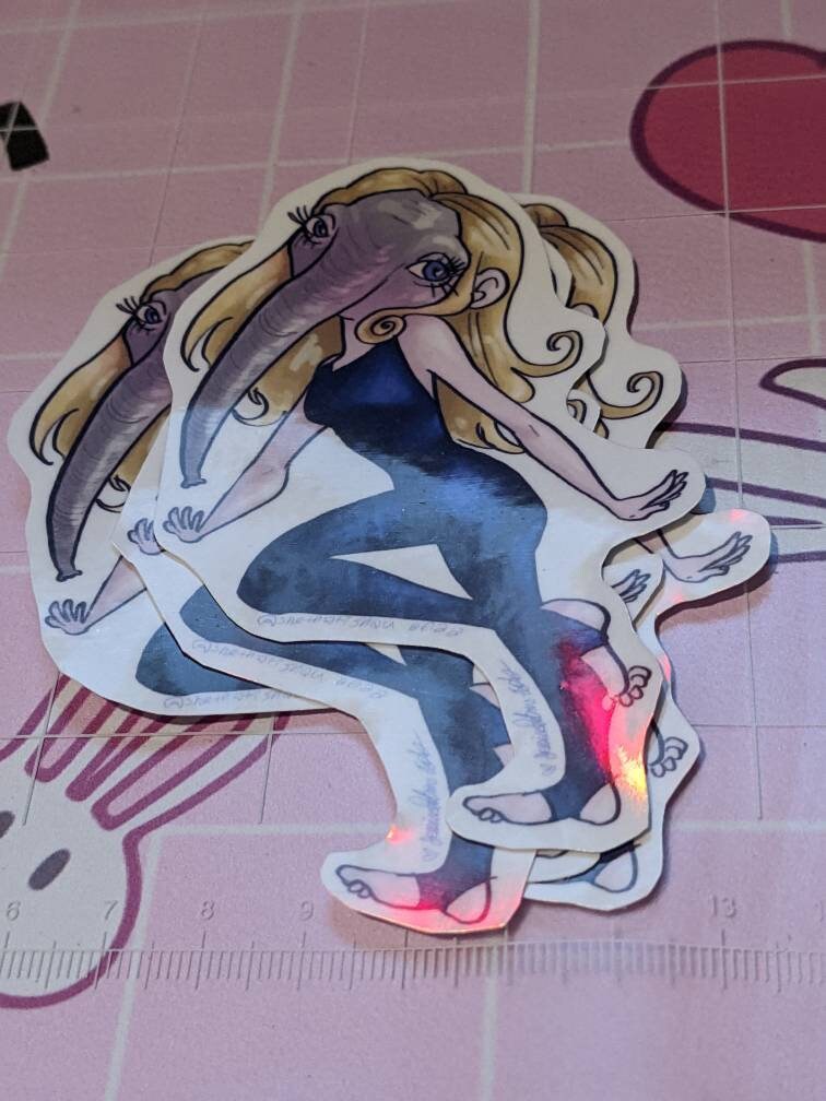 Animorphs Inspired Mid-morph Elephant Rachel, Animal Morphing ...