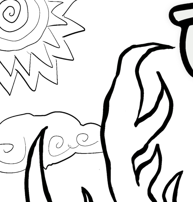 Jackalope, Cryptid Bunny, Adult Coloring Page, Monsters, Urban Legends ...