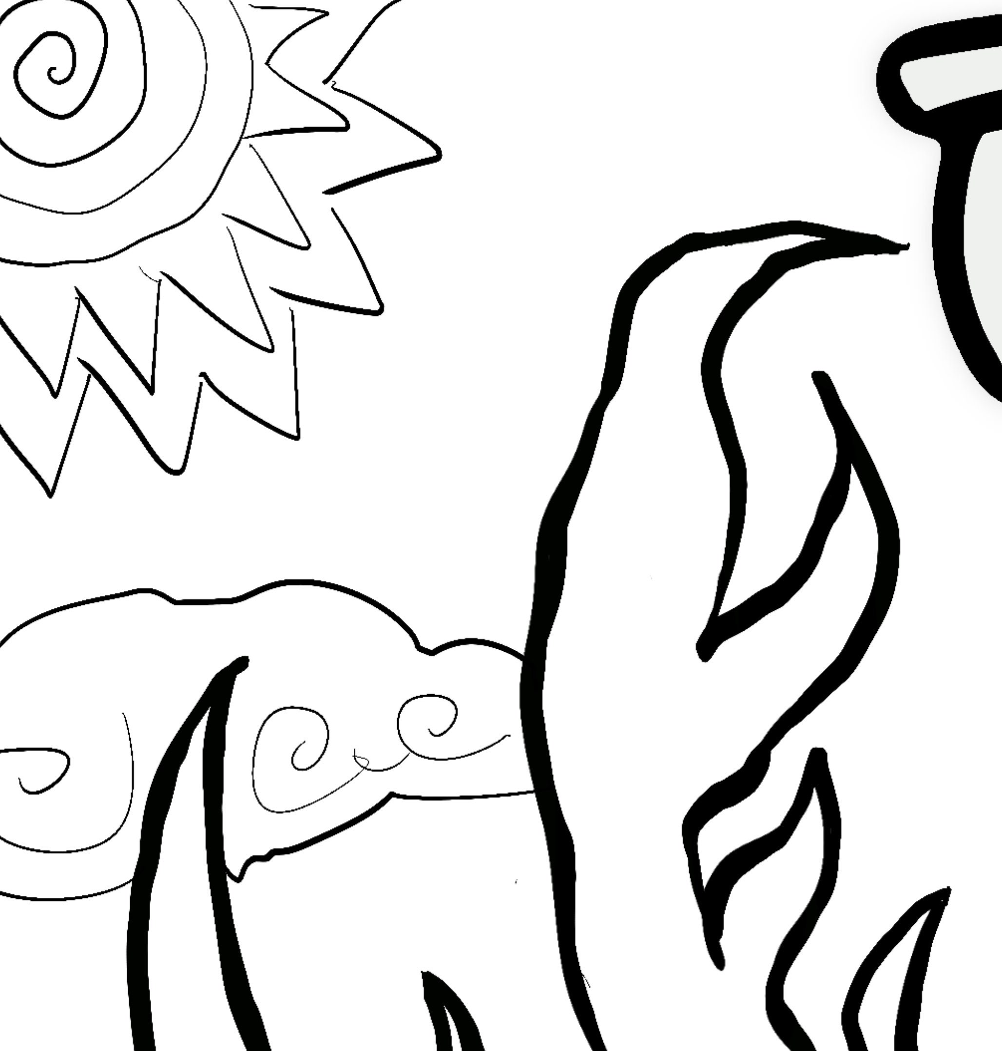 Jackalope, Cryptid Bunny, Adult Coloring Page, Monsters, Urban Legends ...