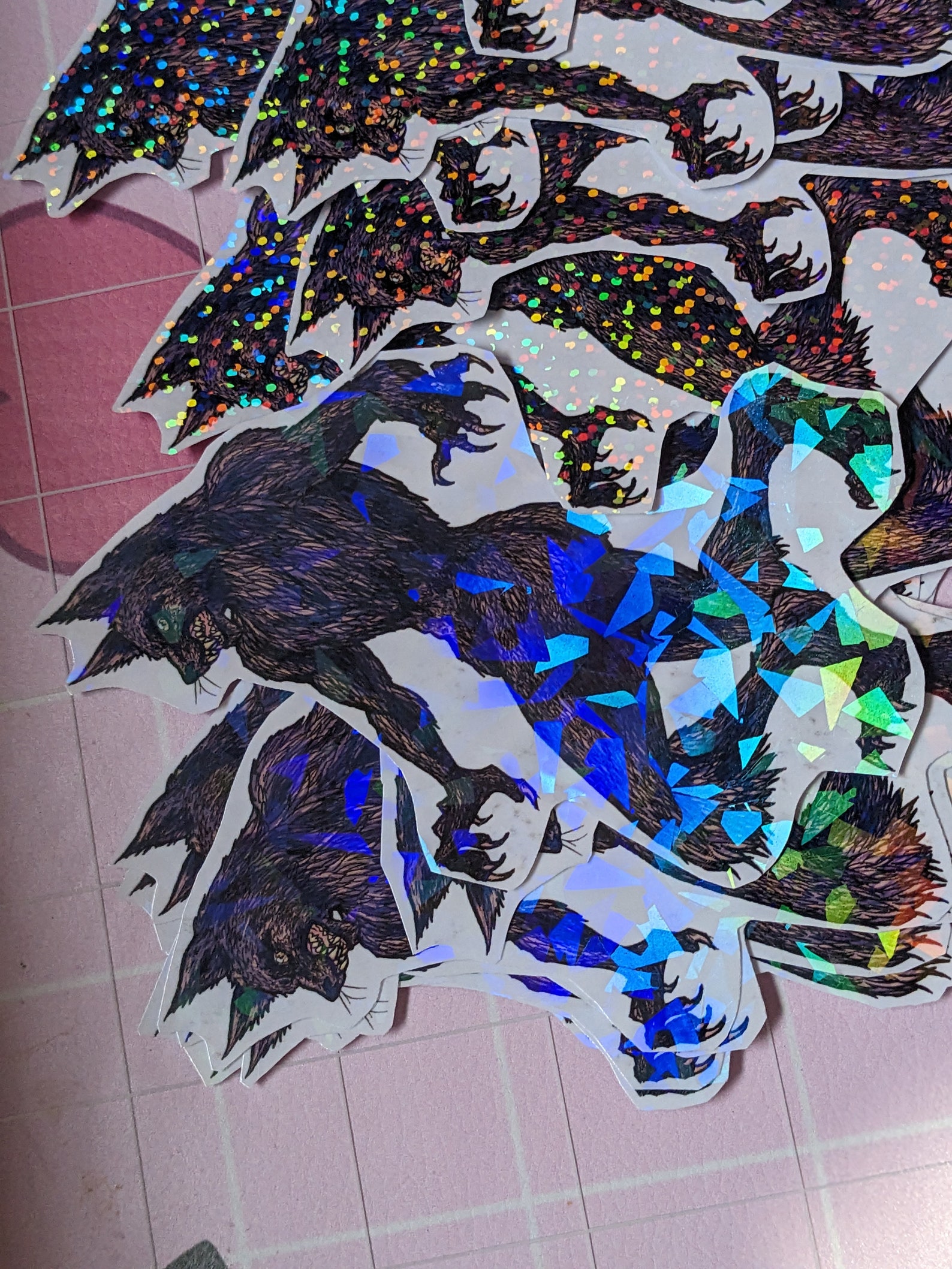 Holographic Beast of Bray Road Aka the Wisconsin Werewolf Sticker ...