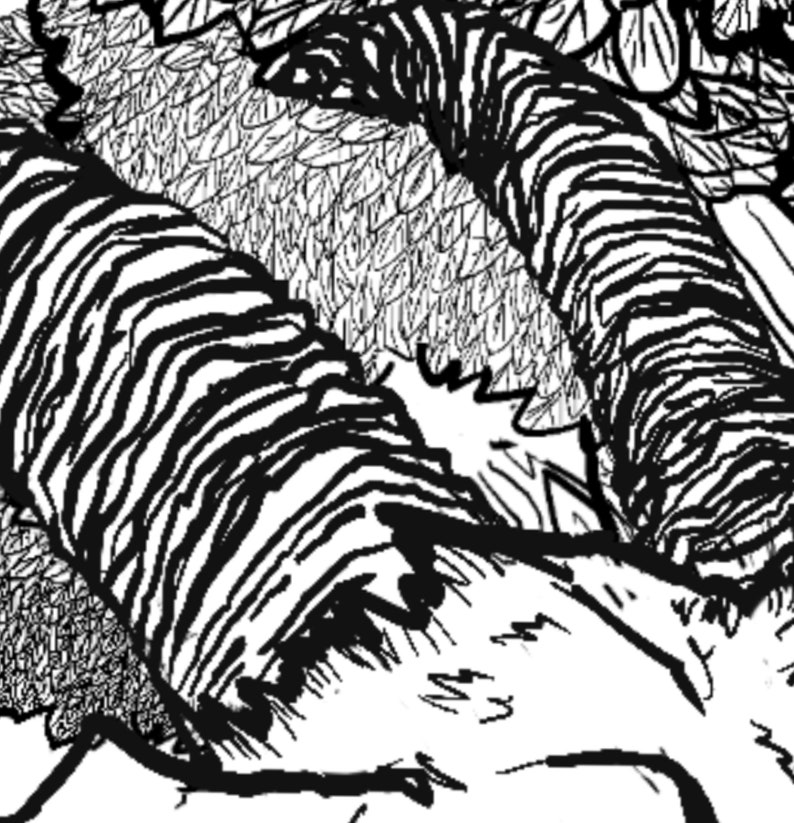 Goatman, Cryptid, Creepy Cryptids, the Goat Man, Adult Coloring Page ...