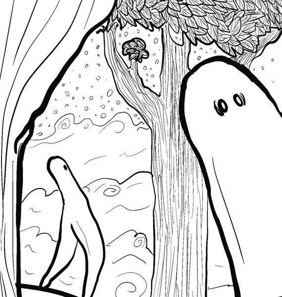 Cryptids Coloring Pages