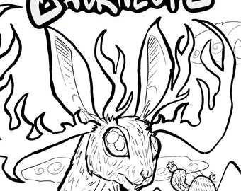 Cryptids Coloring Pages