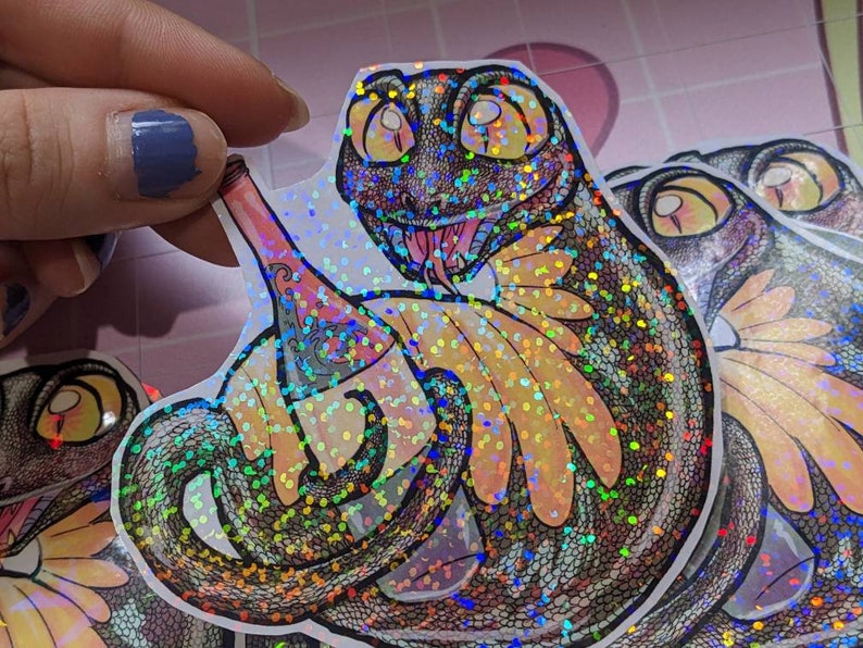 Holographic Tsuchinoko, Tsuchinocco, Tsuchinokoreal Sticker, Cryptid ...