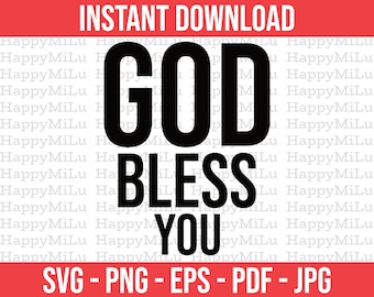 God Bless You | Etsy