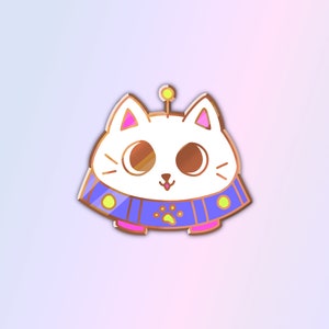 Alien Space Cats - an Enamel Pin Set | 1.5" Copper Hard Enamel Pin - Etsy