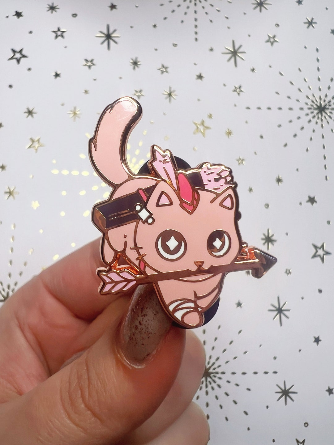 Sagittarius Zodiac Cat Pin - Etsy