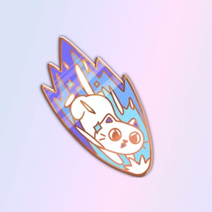 Alien Space Cats - an Enamel Pin Set | 1.5" Copper Hard Enamel Pin - Etsy