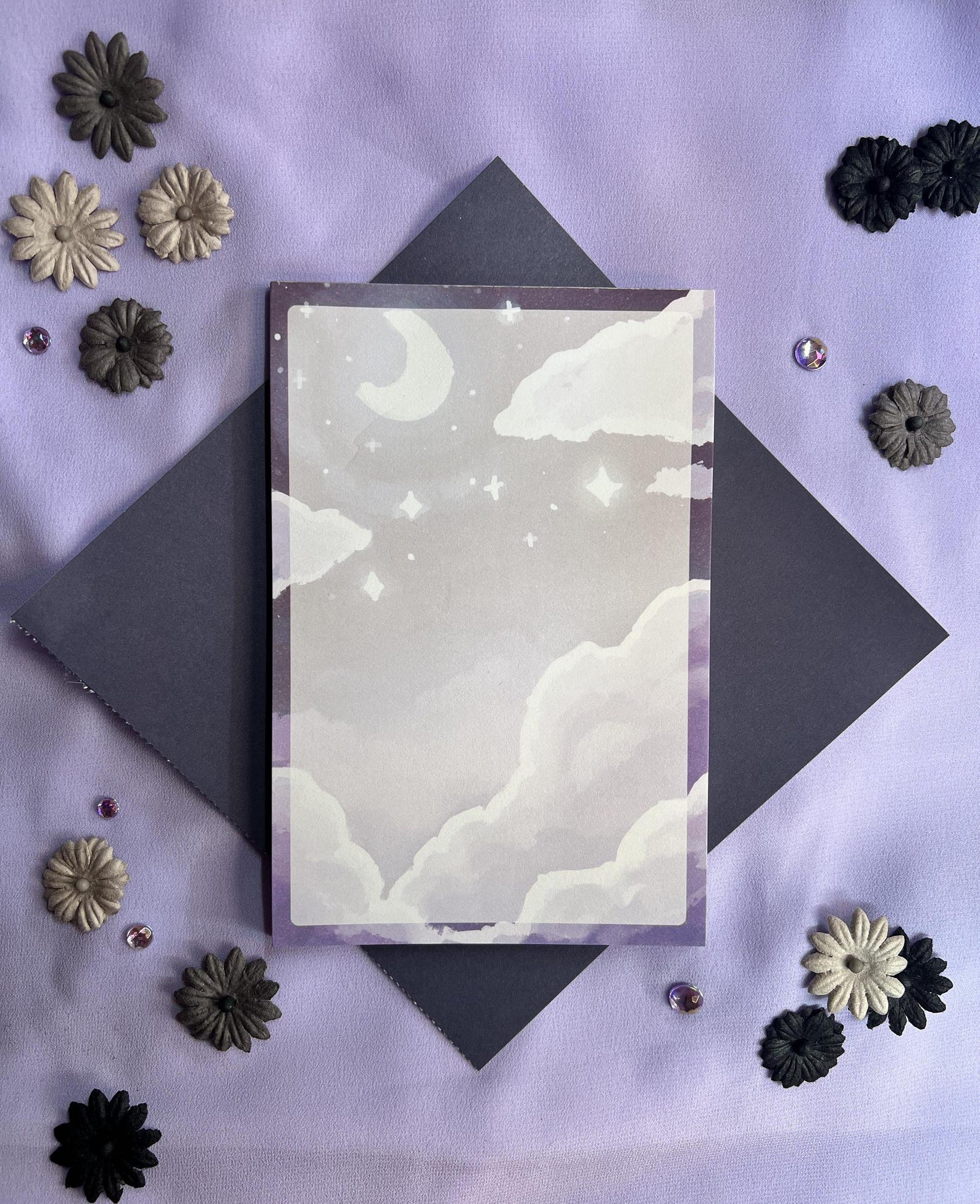 Starry Skies Stationery Memo Pad & Notepad | 3" X 3" and 6" X 4" - Etsy