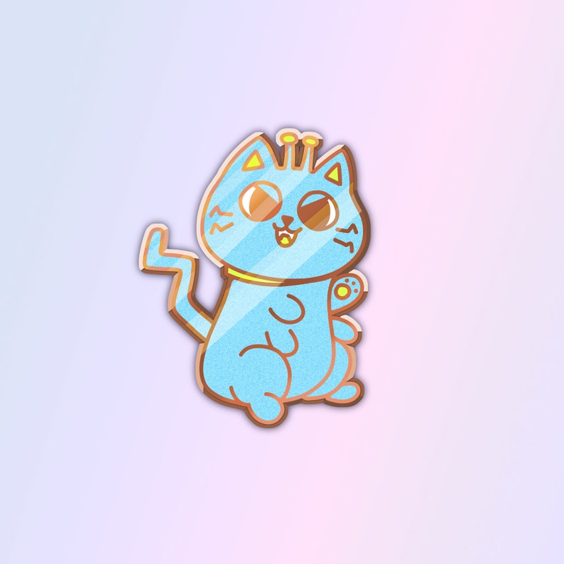 Alien Space Cats an Enamel Pin Set 1.5 Copper Hard - Etsy