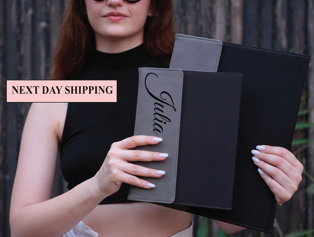 Leather Portfolio, Personalized Portfolio, Custom Engraved Portfolio ...
