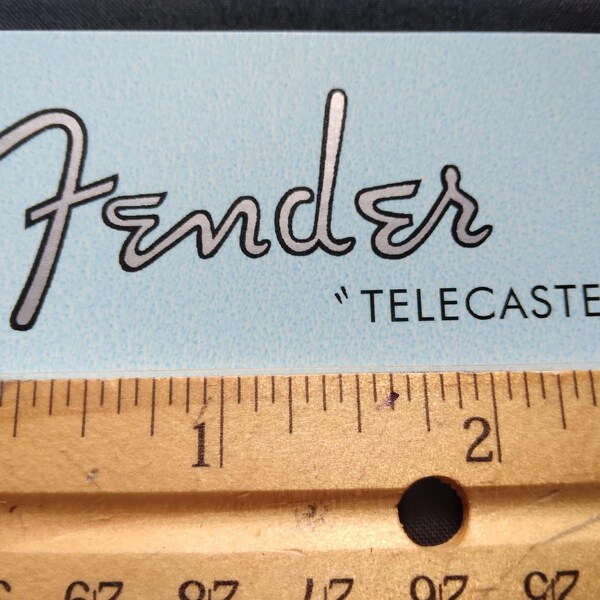 Fender Guitar Decal - Etsy