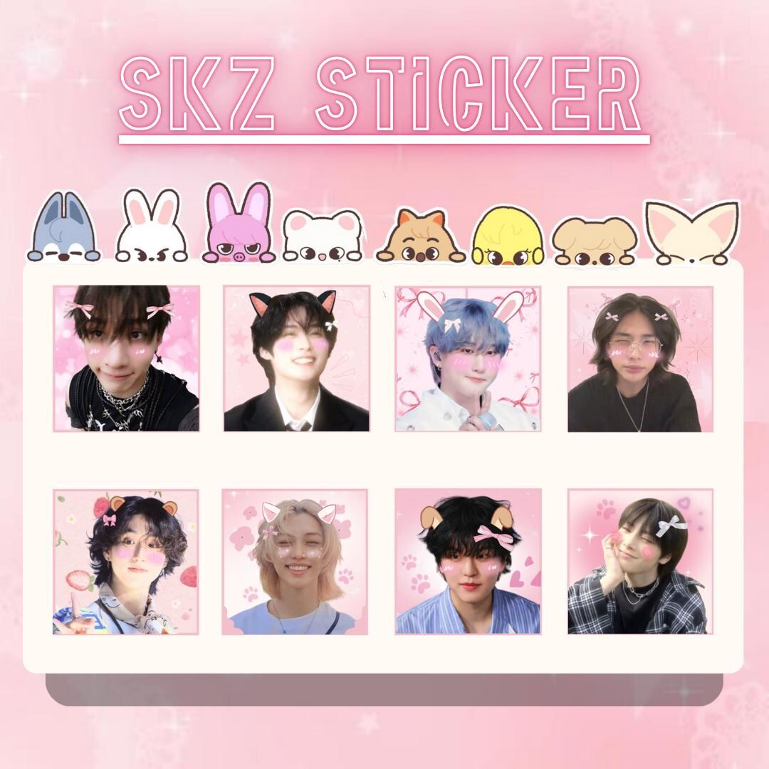 Cute STRAY KIDS Sticker Sheets (perfect for Journaling, Scrapbooking ...