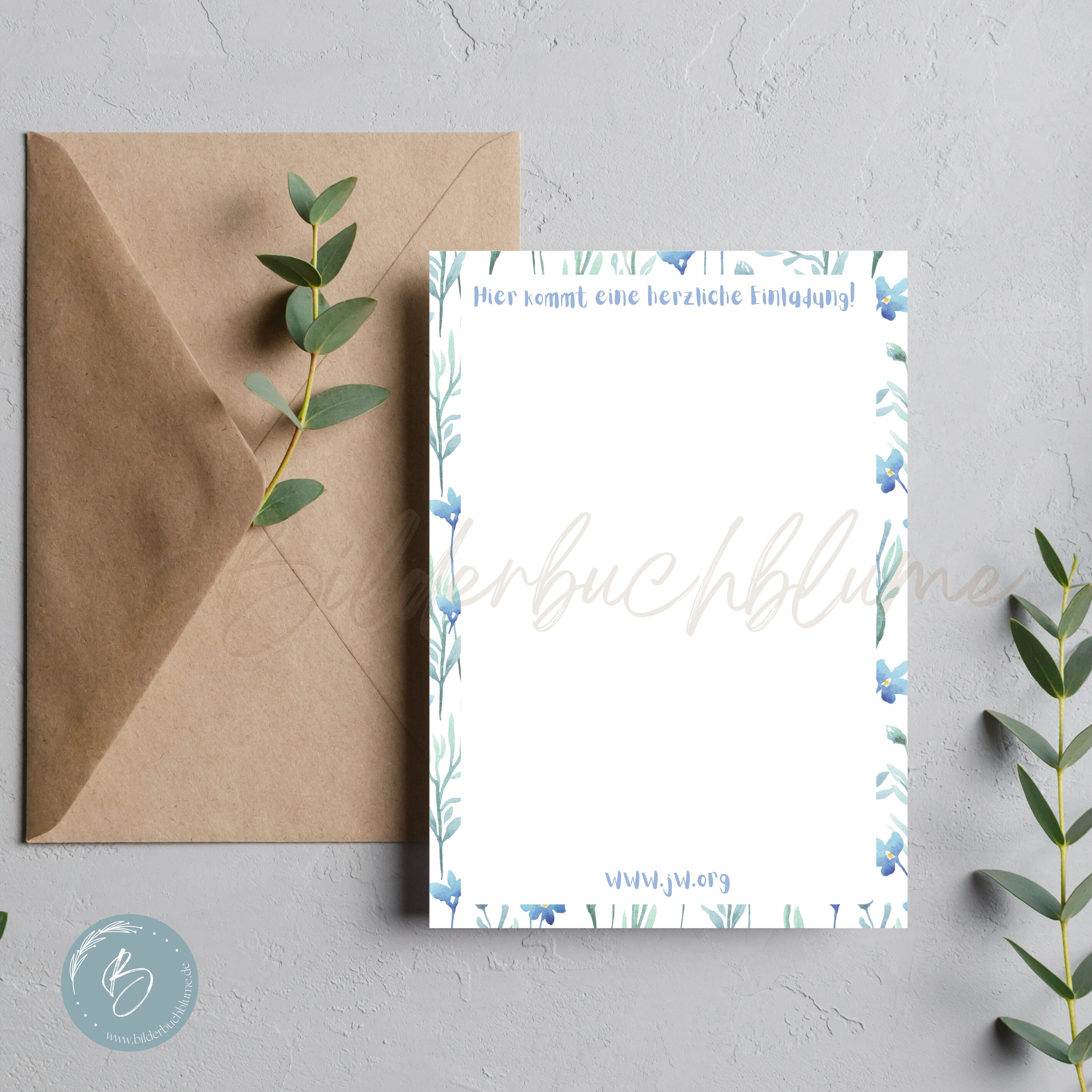 Letterhead to Print - Theme "invitation" - Etsy