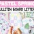 Spring Bulletin Board Letters | Printable Bulletin Board Letters ...