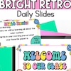 Rainbow Classroom Daily Visual Schedule Cards Editable | Primary ...