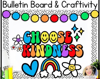 Retro Classroom Decor Poster Bundle L Groovy Bulletin Board Set L ...