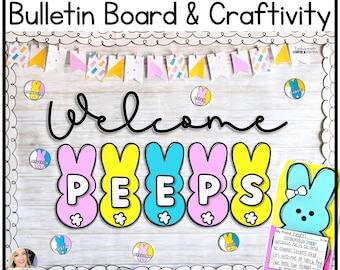 Spring Peeps Bulletin Board or Door Decoration - Etsy