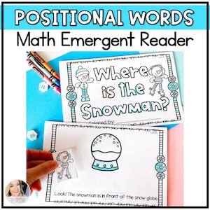 Winter Positional Words Printable Activities - Etsy