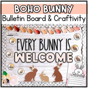 Easter Bulletin Board Kit and Craftivity - Etsy