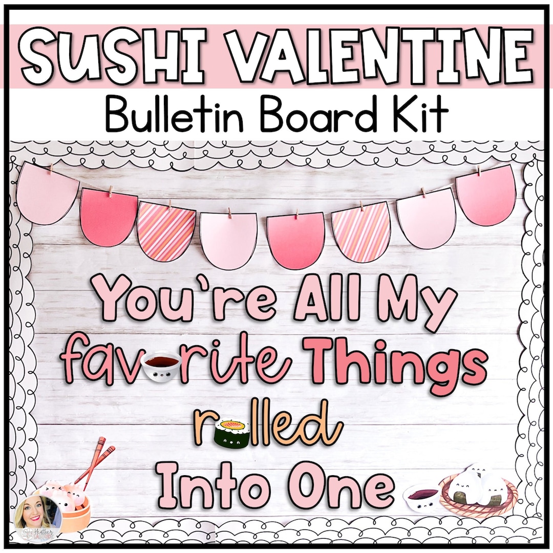 Bulletin Board Ideas for February | Valentines Day Bulletin Board Kit ...