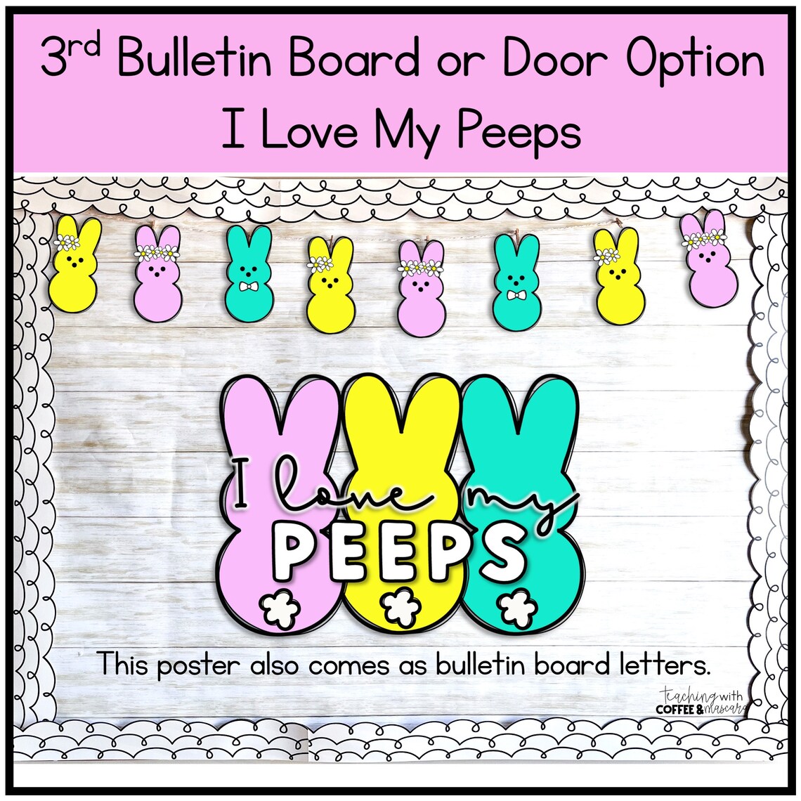 Spring Peeps Bulletin Board and Craftivity - Etsy